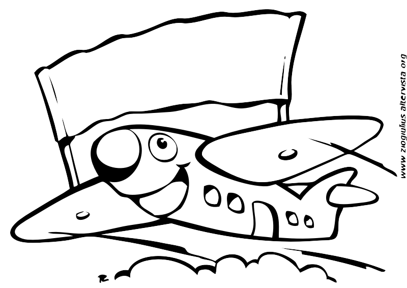 85 Disegni Aerei da colorare