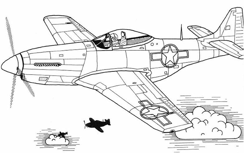 85 Disegni Aerei da colorare