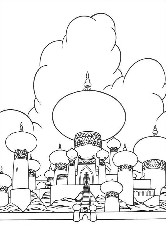 78 Disegni Aladdin da stampare e colorare