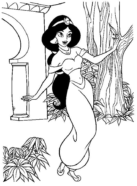 78 Disegni Aladdin da stampare e colorare
