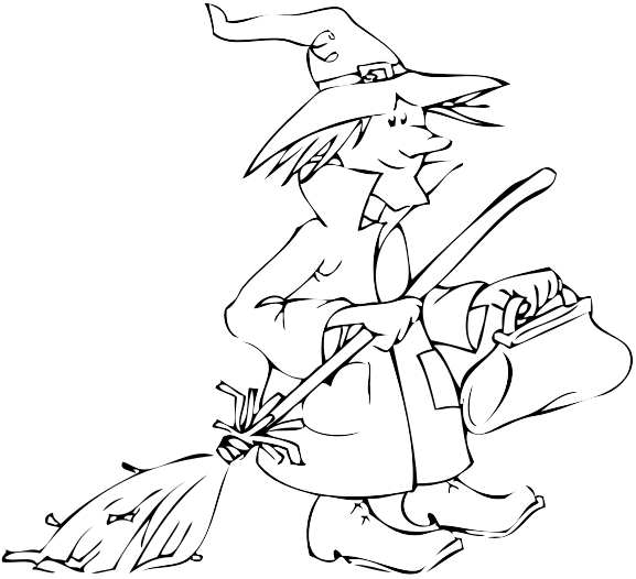 23 Disegni Befana da colorare