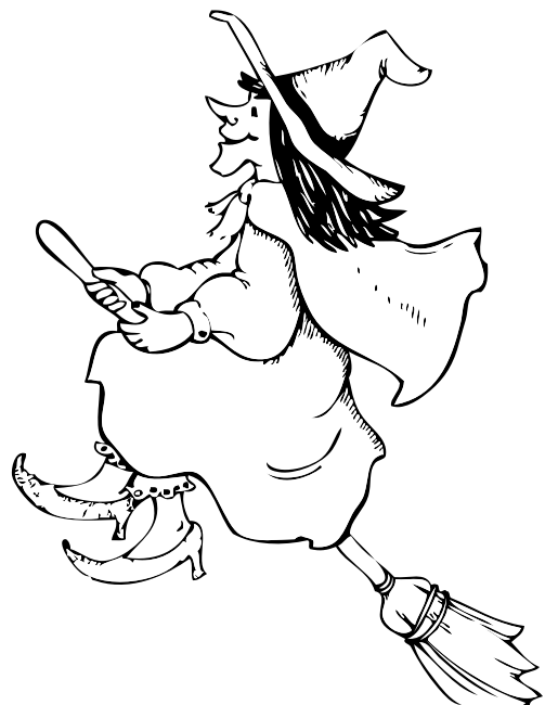 23 Disegni Befana da colorare