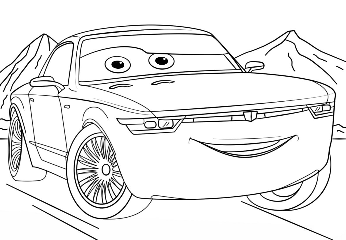 84 Disegni Cars da Colorare e Stampare per bambini