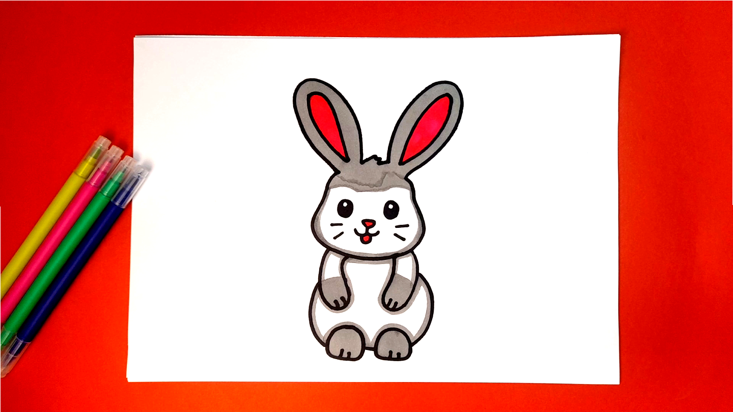 Come Disegnare un Coniglio - Tutorial e Disegno Pronto