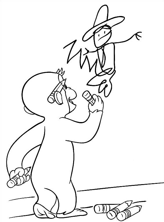 45 Disegni Curioso come George da Colorare
