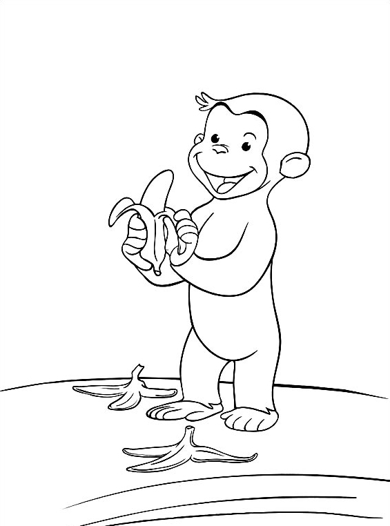 45 Disegni Curioso come George da Colorare