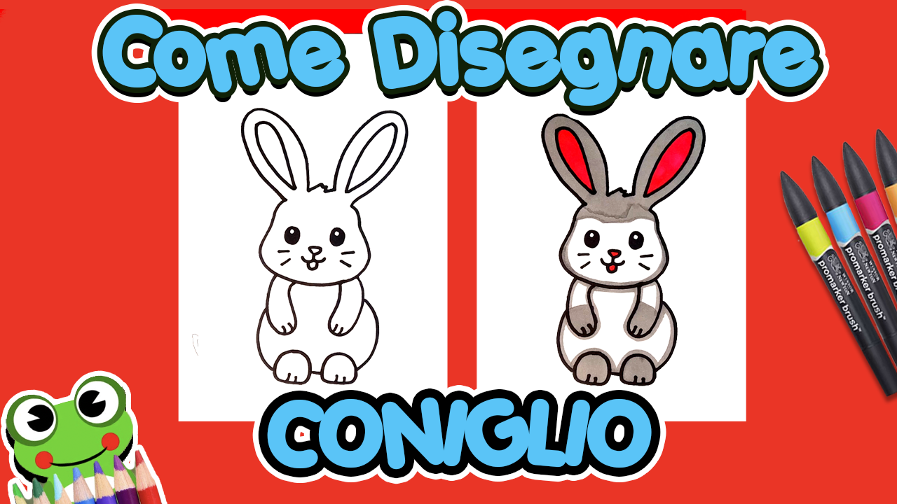 Come Disegnare un Coniglio - Tutorial e Disegno Pronto