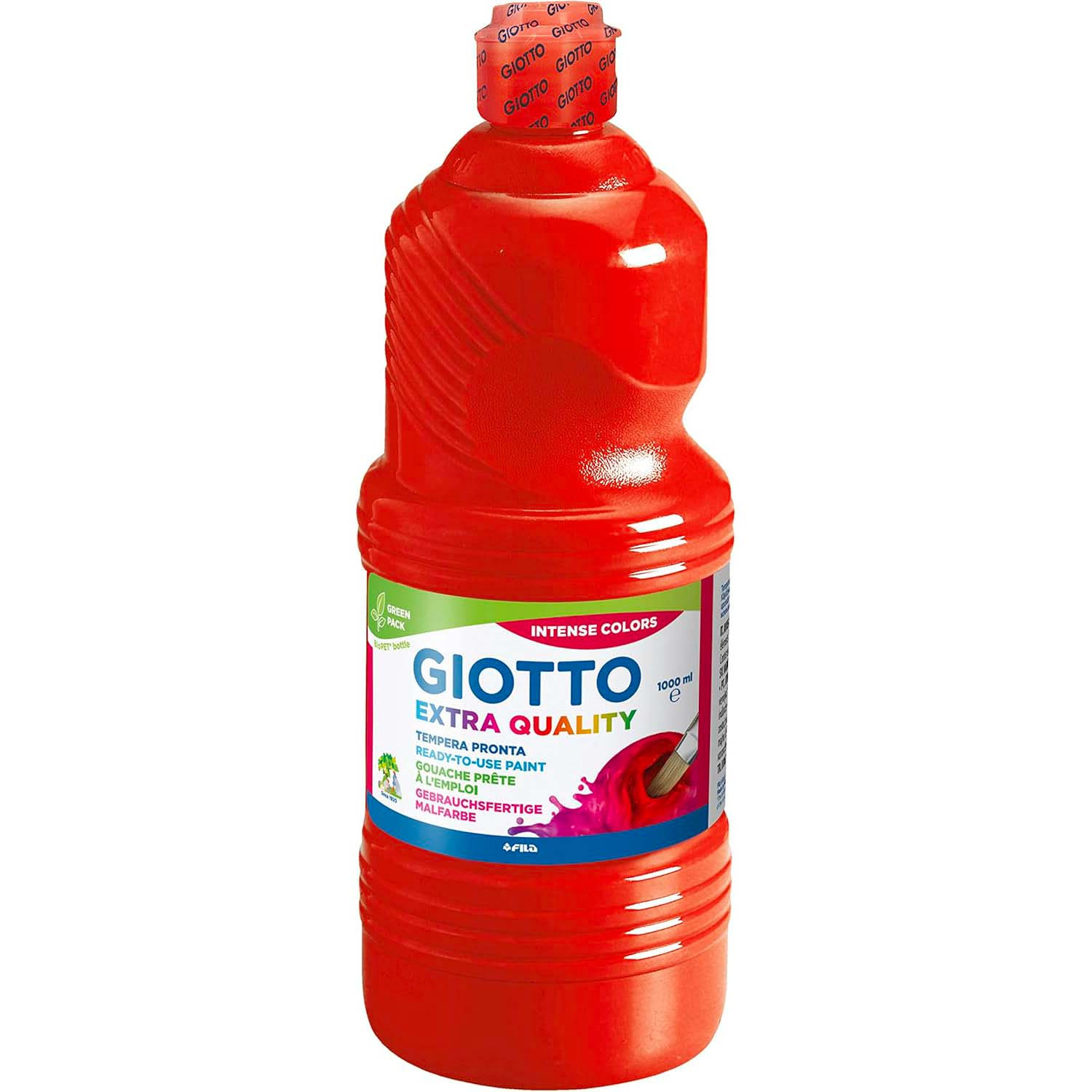 Giotto Tempera Pronta Qualità Extra - Confezione da 6 Flaconi da 1L