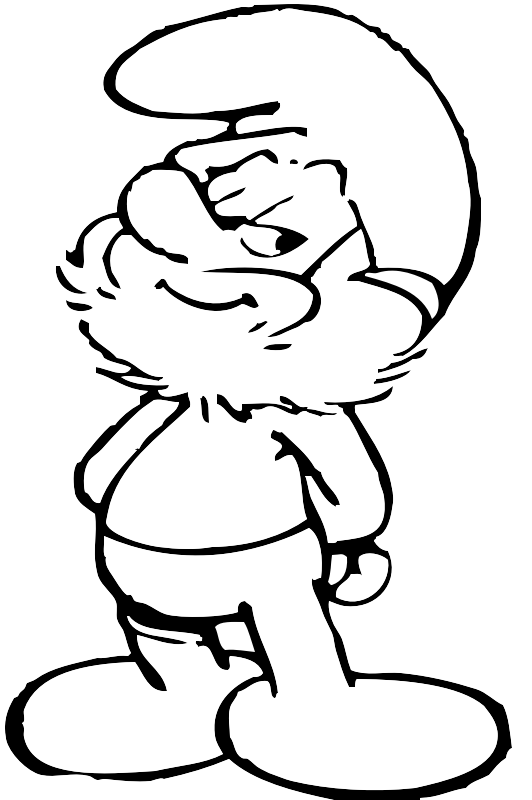 43 Disegni Puffi da Colorare