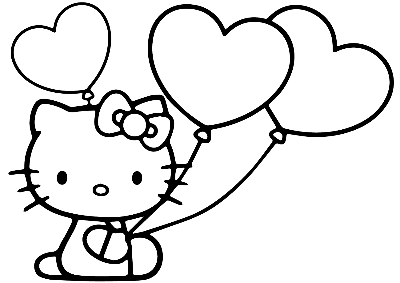 71 Disegni Hello Kitty da Colorare per bambine