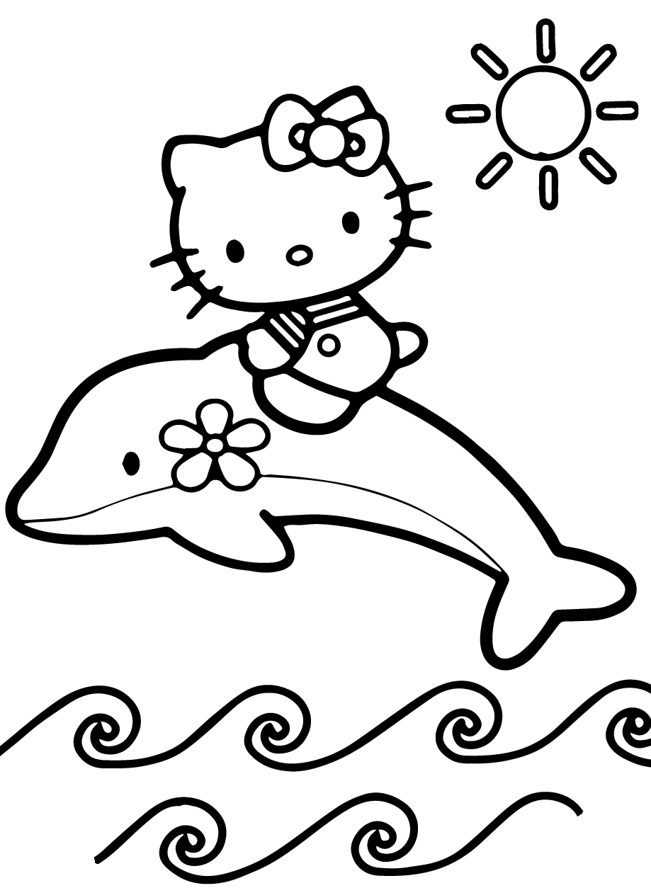 71 Disegni Hello Kitty da Colorare per bambine