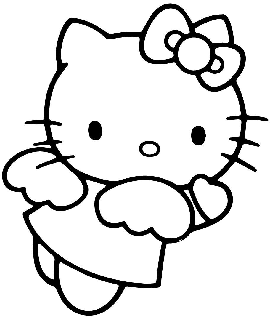 71 Disegni Hello Kitty da Colorare per bambine