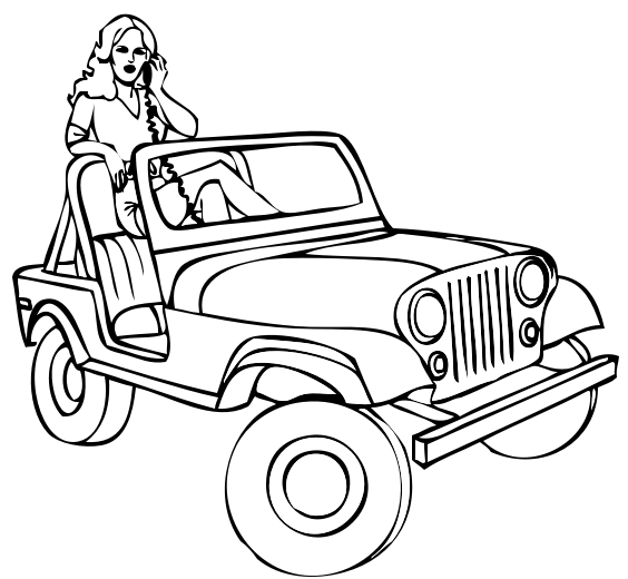 38 Disegni Macchine da colorare per bambini