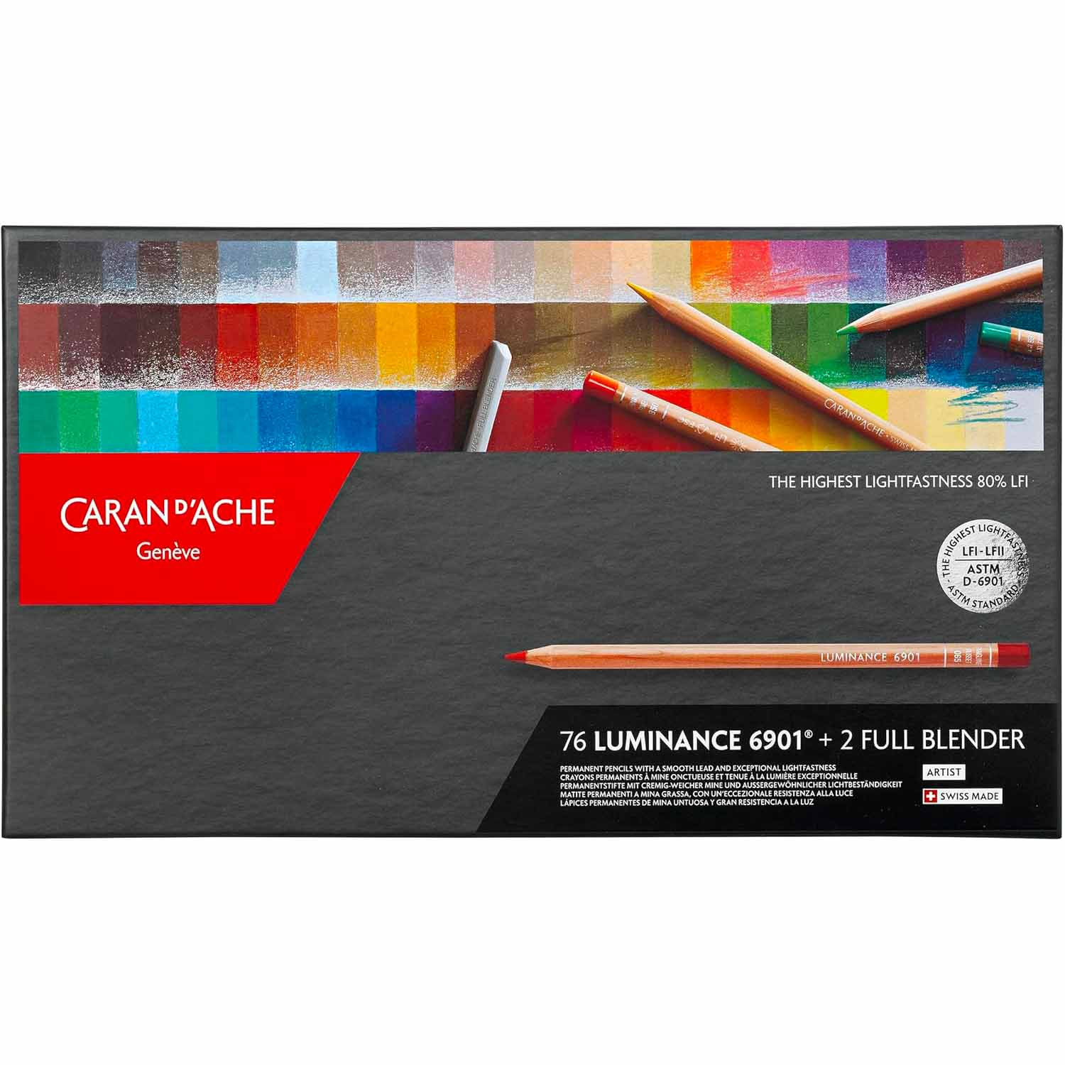 Caran D'Ache Luminance 6901 - 76 Matite Colorate Professionali