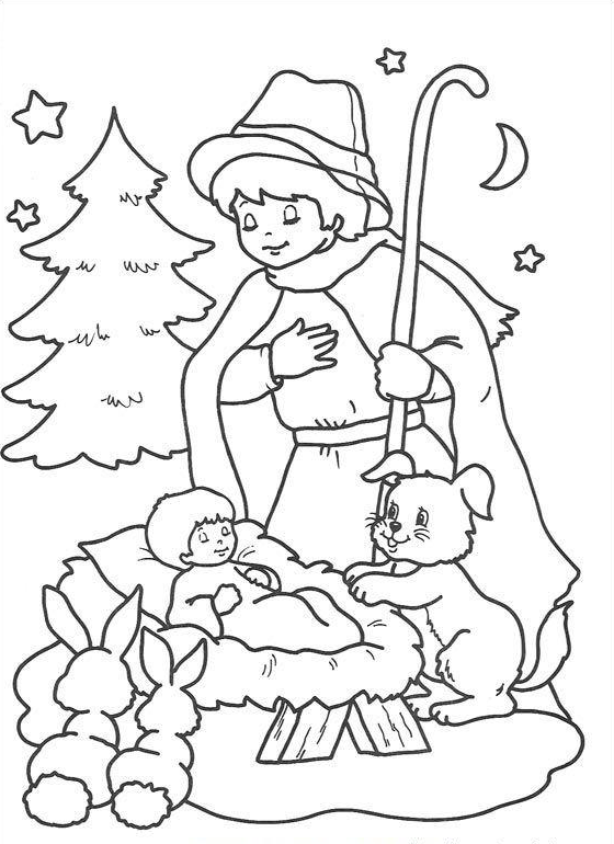 23 Disegni Presepe da colorare