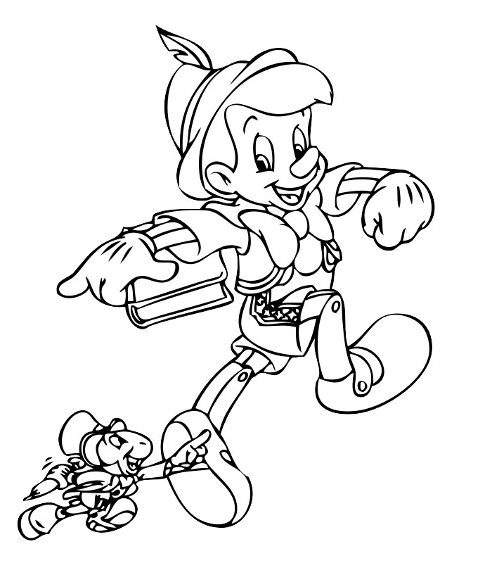 35 Disegni Pinocchio da Colorare