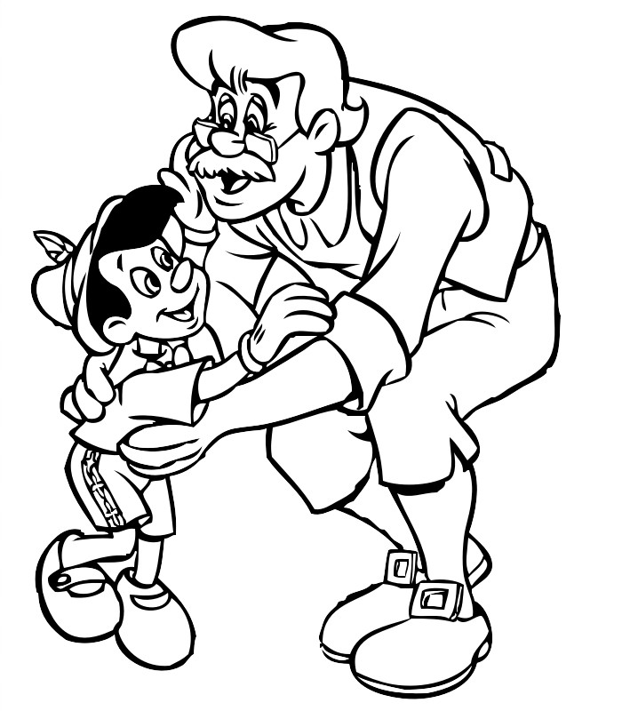 35 Disegni Pinocchio da Colorare