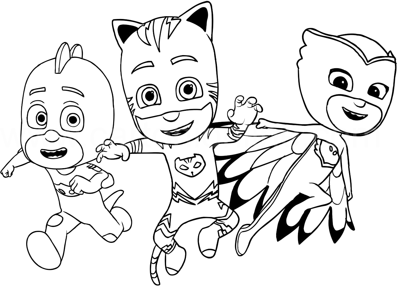 23 Disegni Pj Masks da colorare