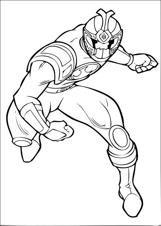 105 Disegni Power Rangers da Colorare