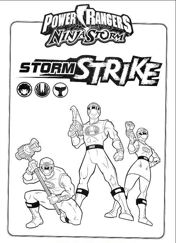 105 Disegni Power Rangers da Colorare