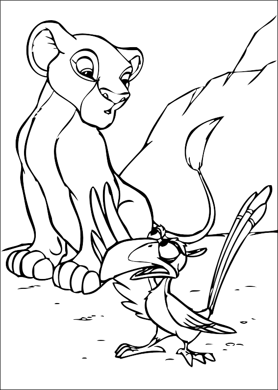 131 Disegni Re Leone da Colorare per bambini