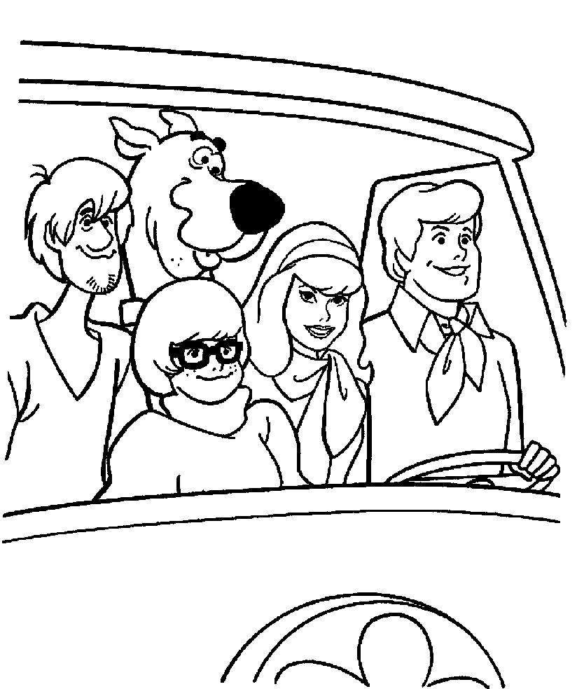 89 Disegni Scooby Doo da Colorare