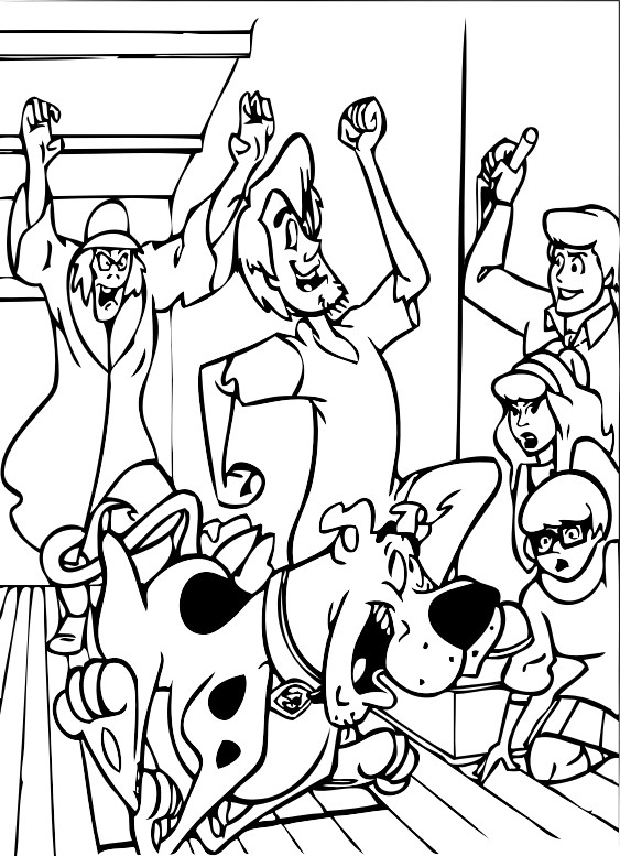 89 Disegni Scooby Doo da Colorare