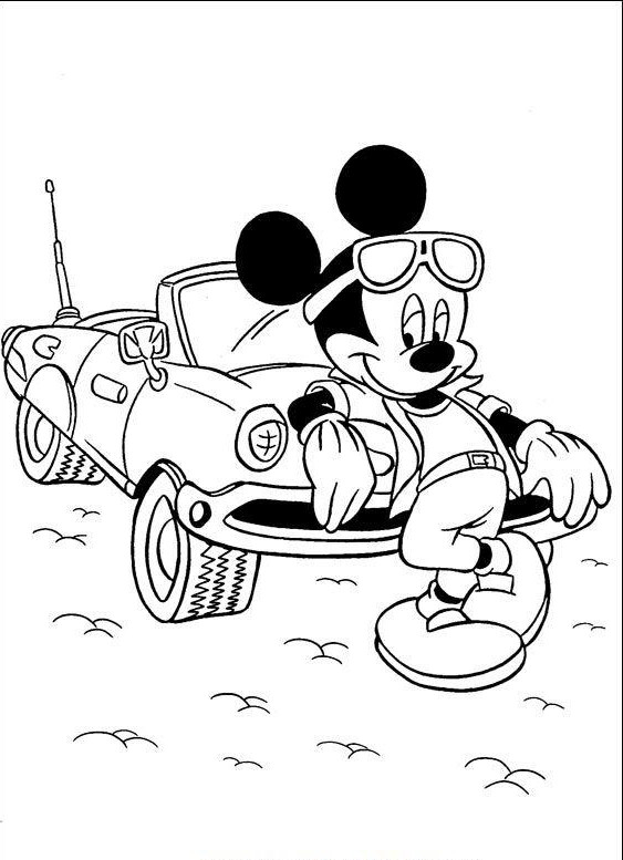 169 Disegni Topolino da Colorare