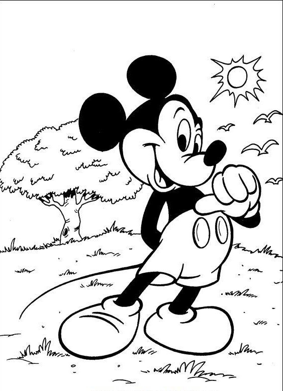 169 Disegni Topolino da Colorare