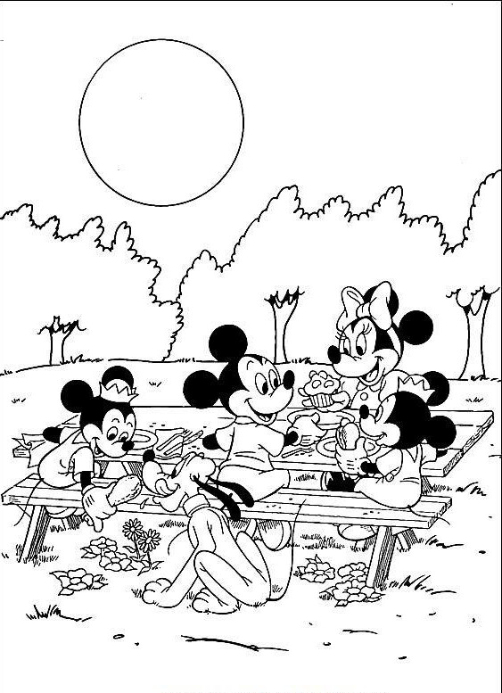 169 Disegni Topolino da Colorare