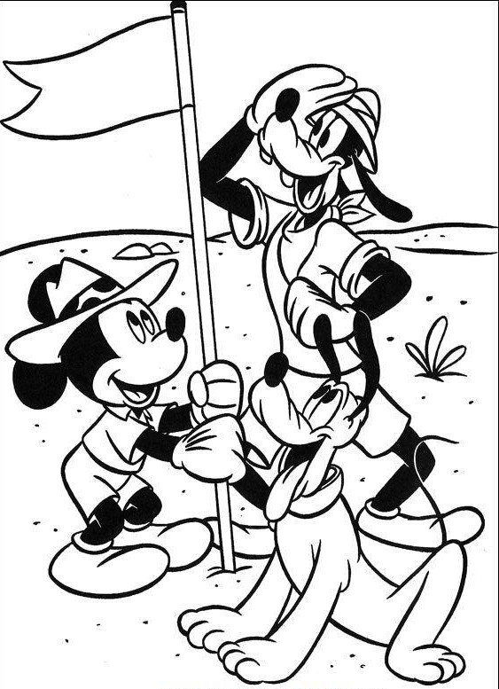 169 Disegni Topolino da Colorare